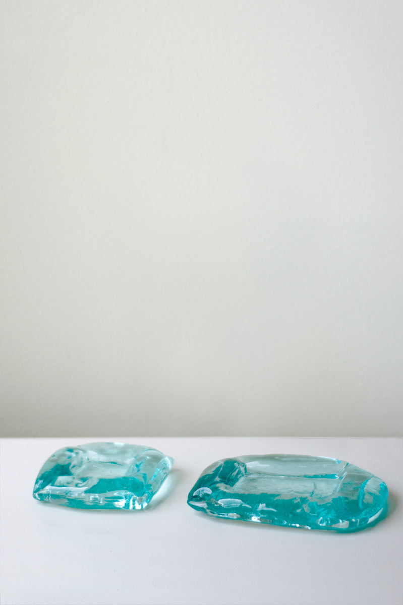 B129 - Recycled Glass Medium Cushion in Clear | Completedworks