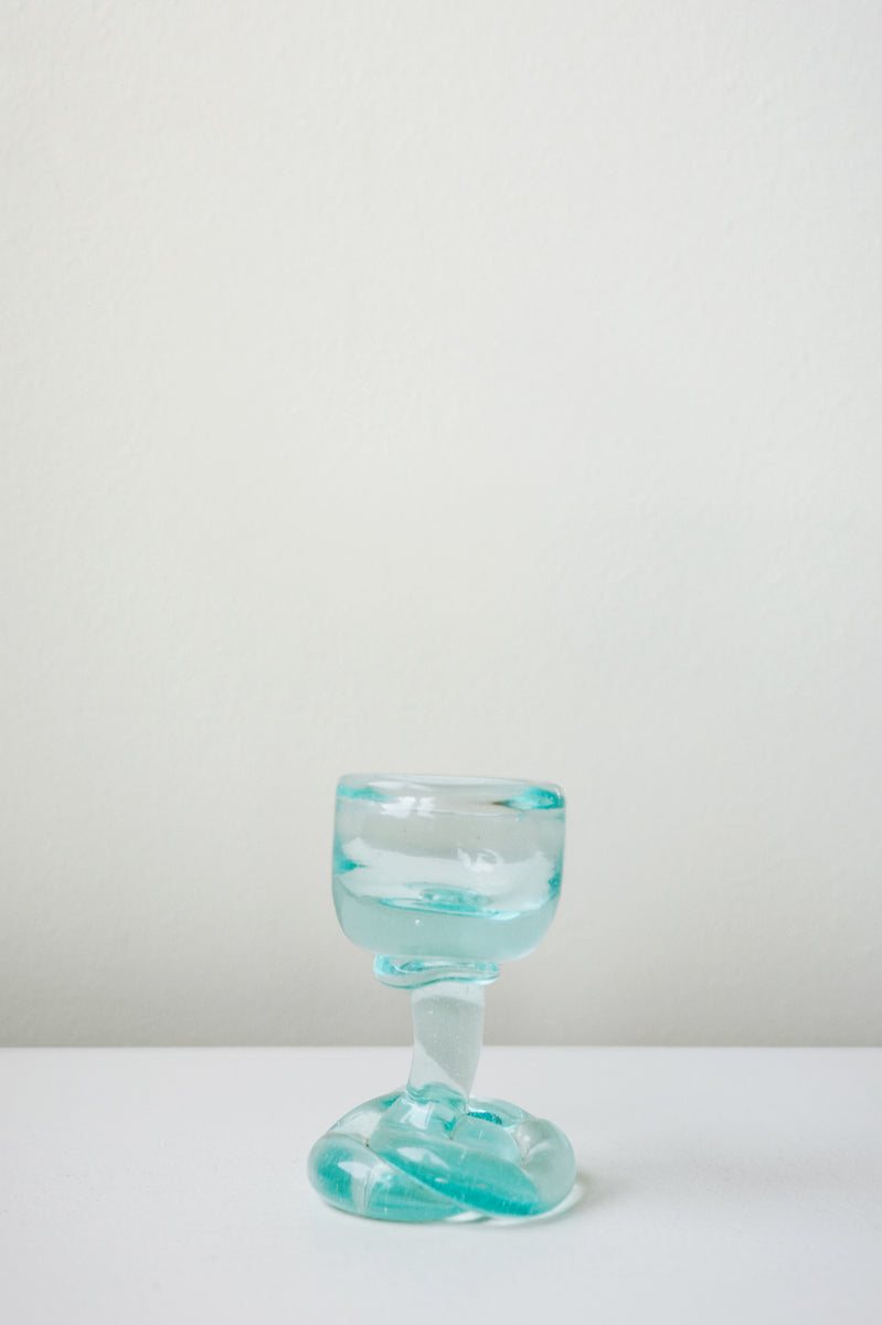 B144 - Recycled Glass Egg Cup in Clear | Completedworks
