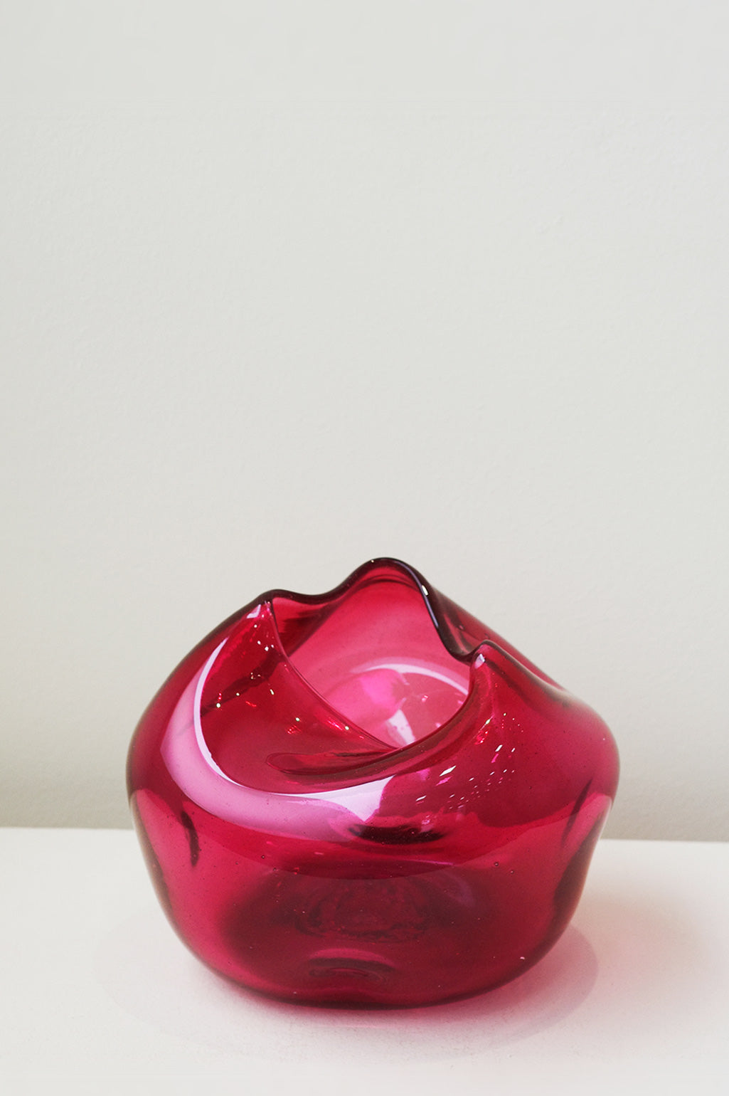 The Bubble to End all Bubbles - Recycled Glass Vase in Magenta ...