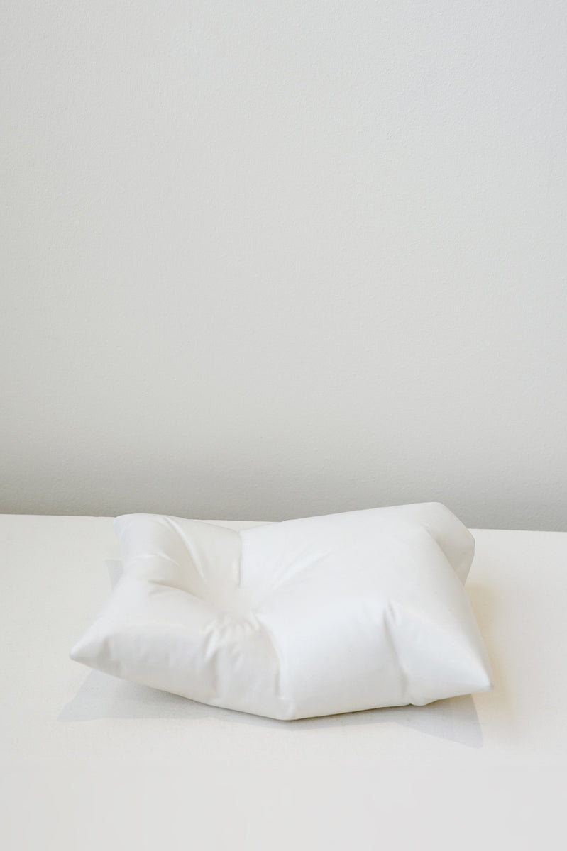 B91 - Ceramic Cushion in Matte White | Completedworks