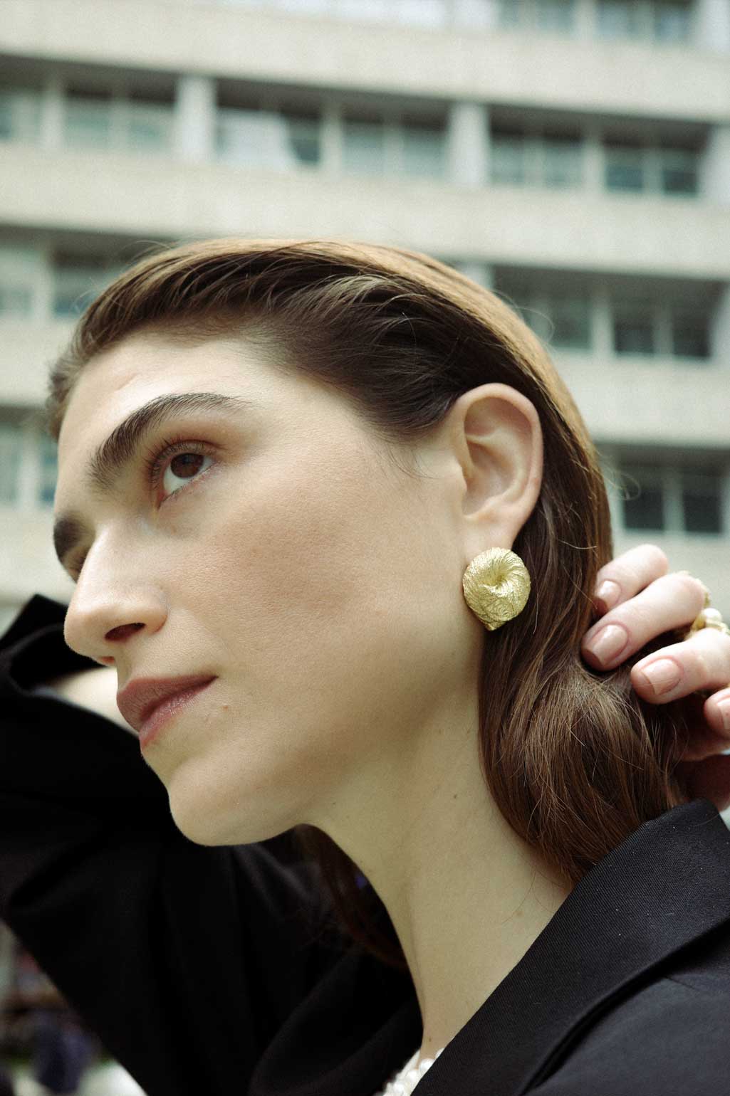 Cord - Gold Plated Earrings | Completedworks