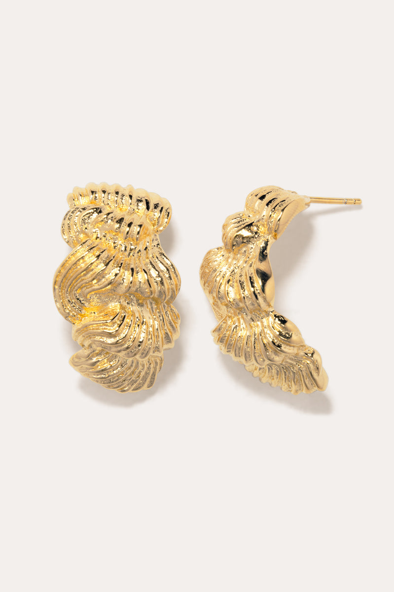 Buttercream (Or, The Icing on the Cake) - Gold Plated Earrings ...