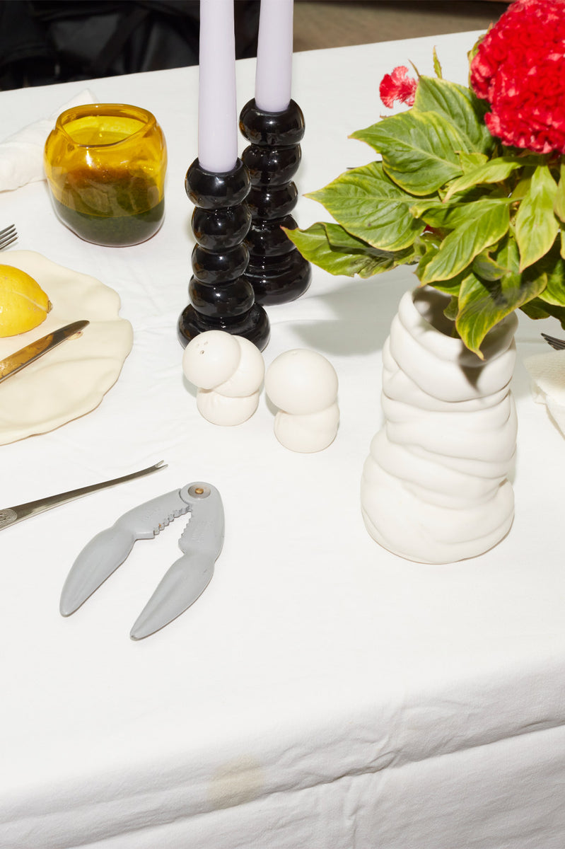 Misfits - Set of 2 Candlesticks in Matte Pink | Completedworks