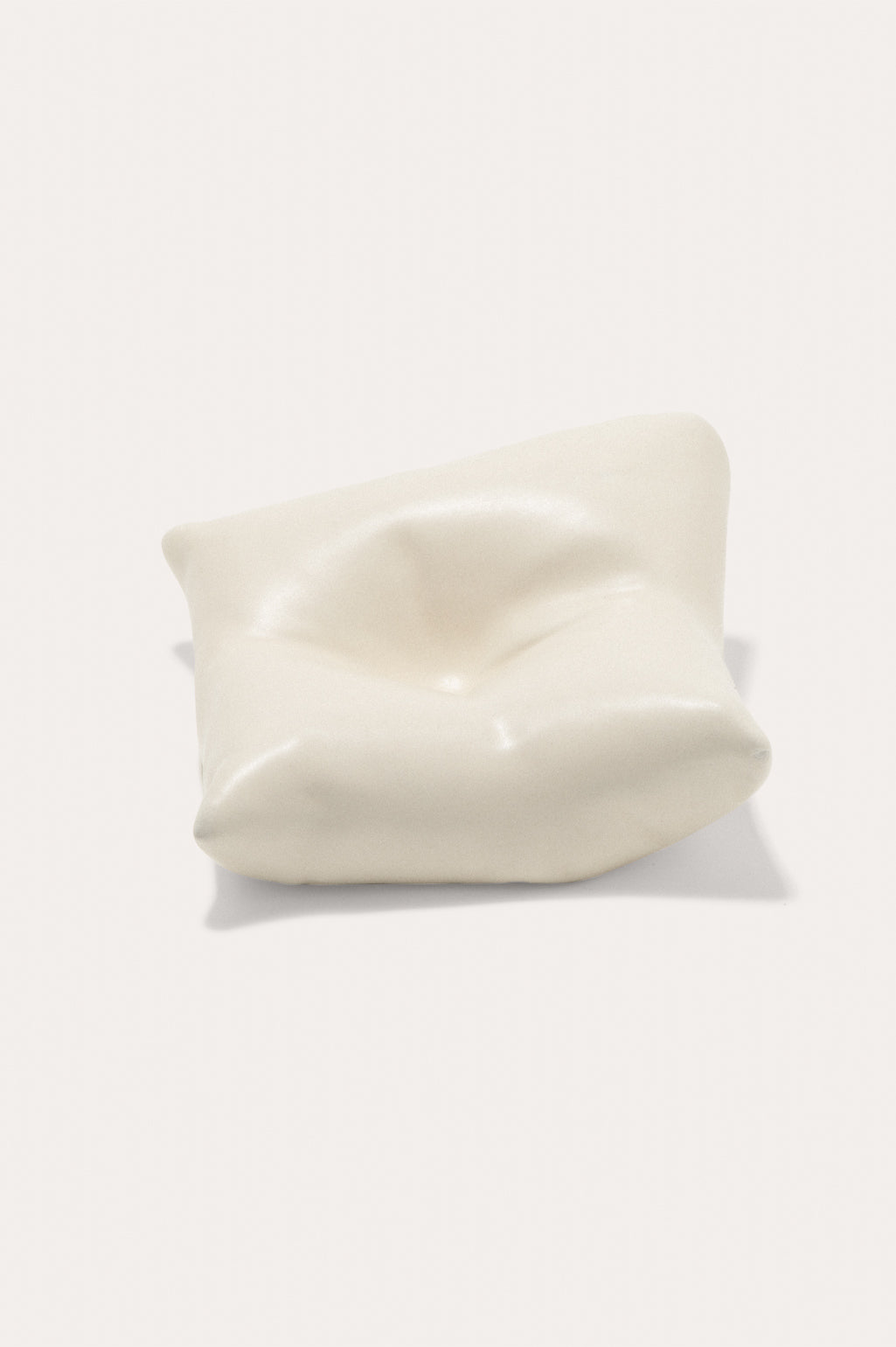 Bumped II - Ceramic Cushion in Matte White | Completedworks