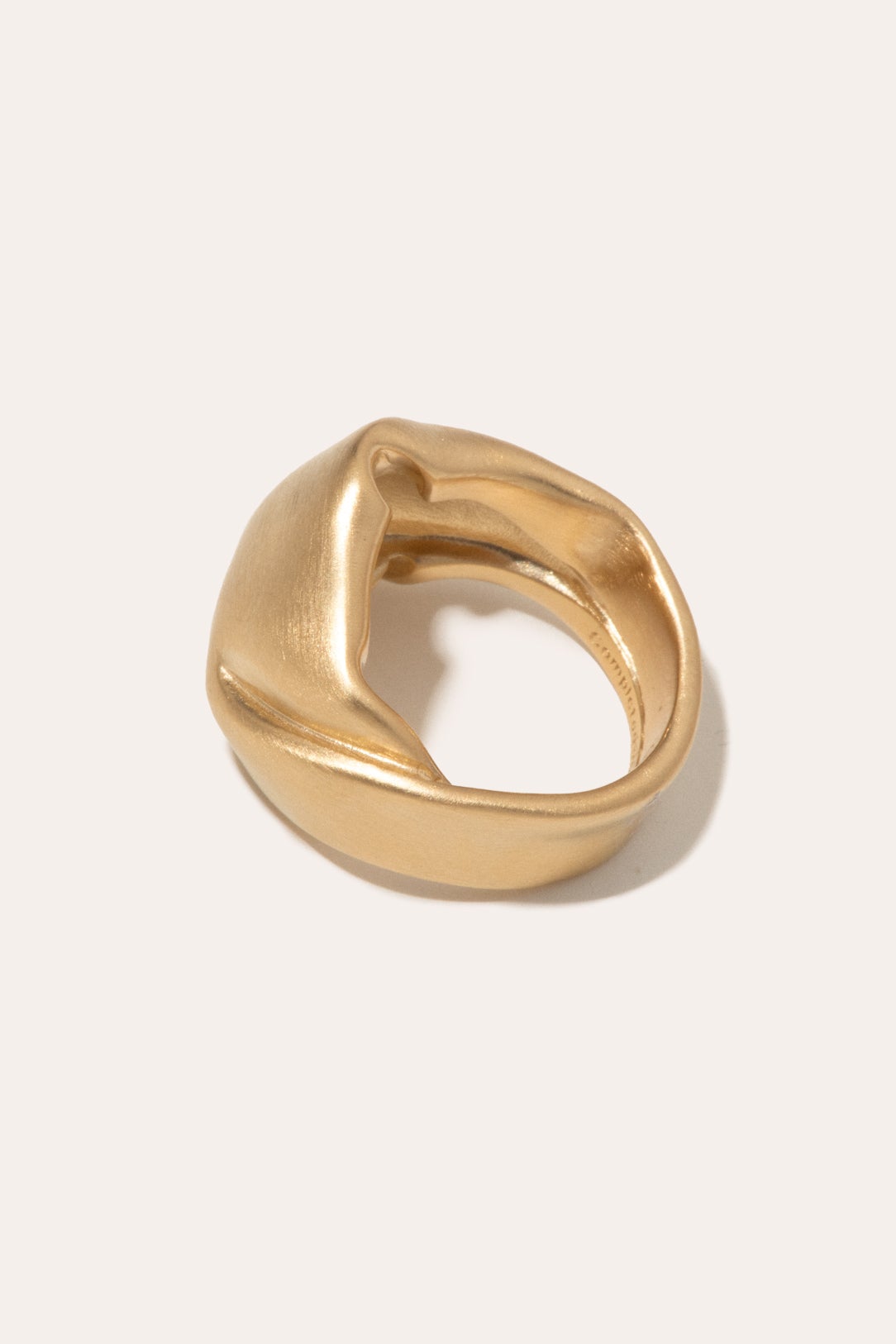 The Best Place to be a Puffin - Gold Vermeil Ring | Completedworks
