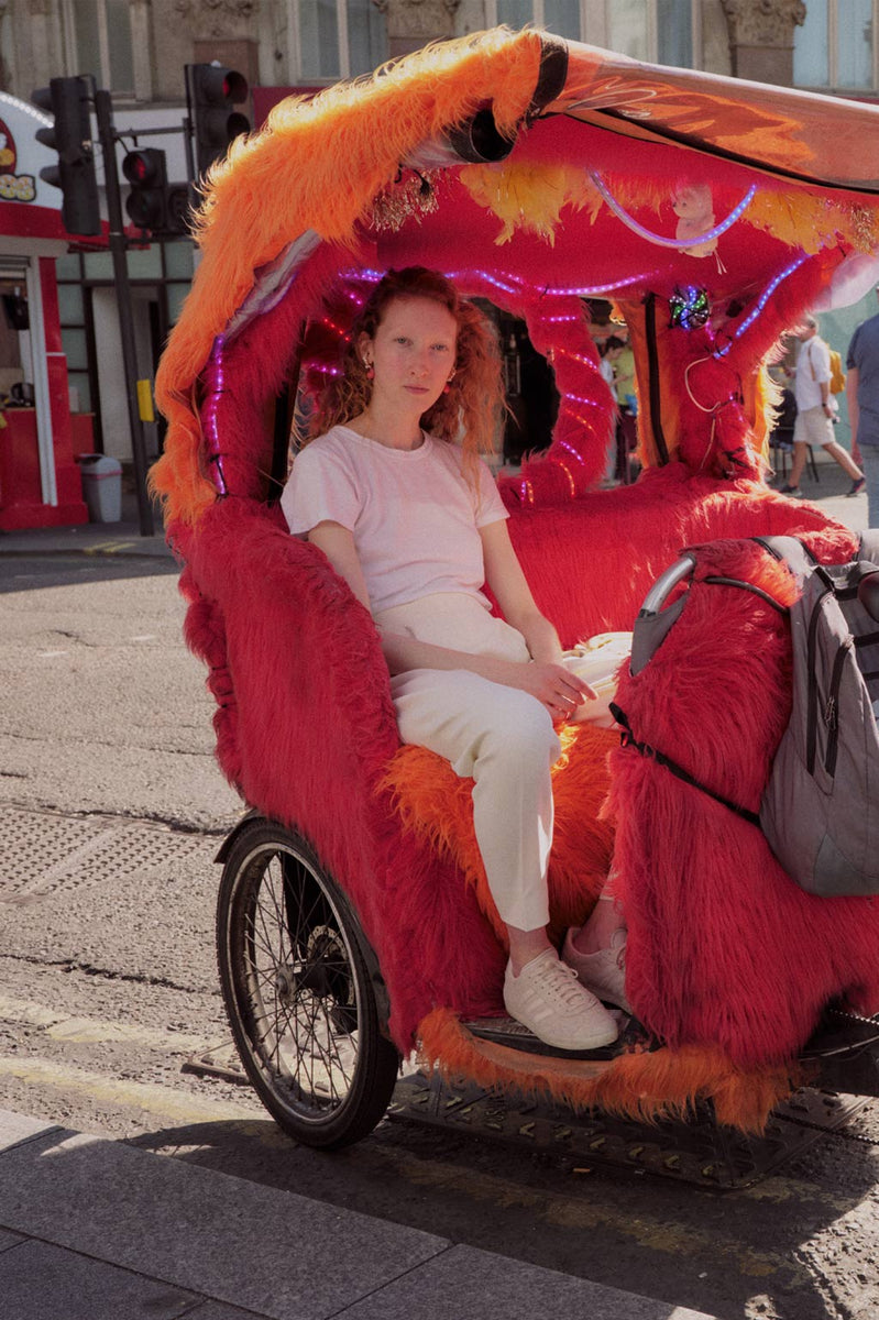 Eze‐eh - Pink Pearl and Coral Bio Resin with Zirconia Gold Vermeil Ear ...